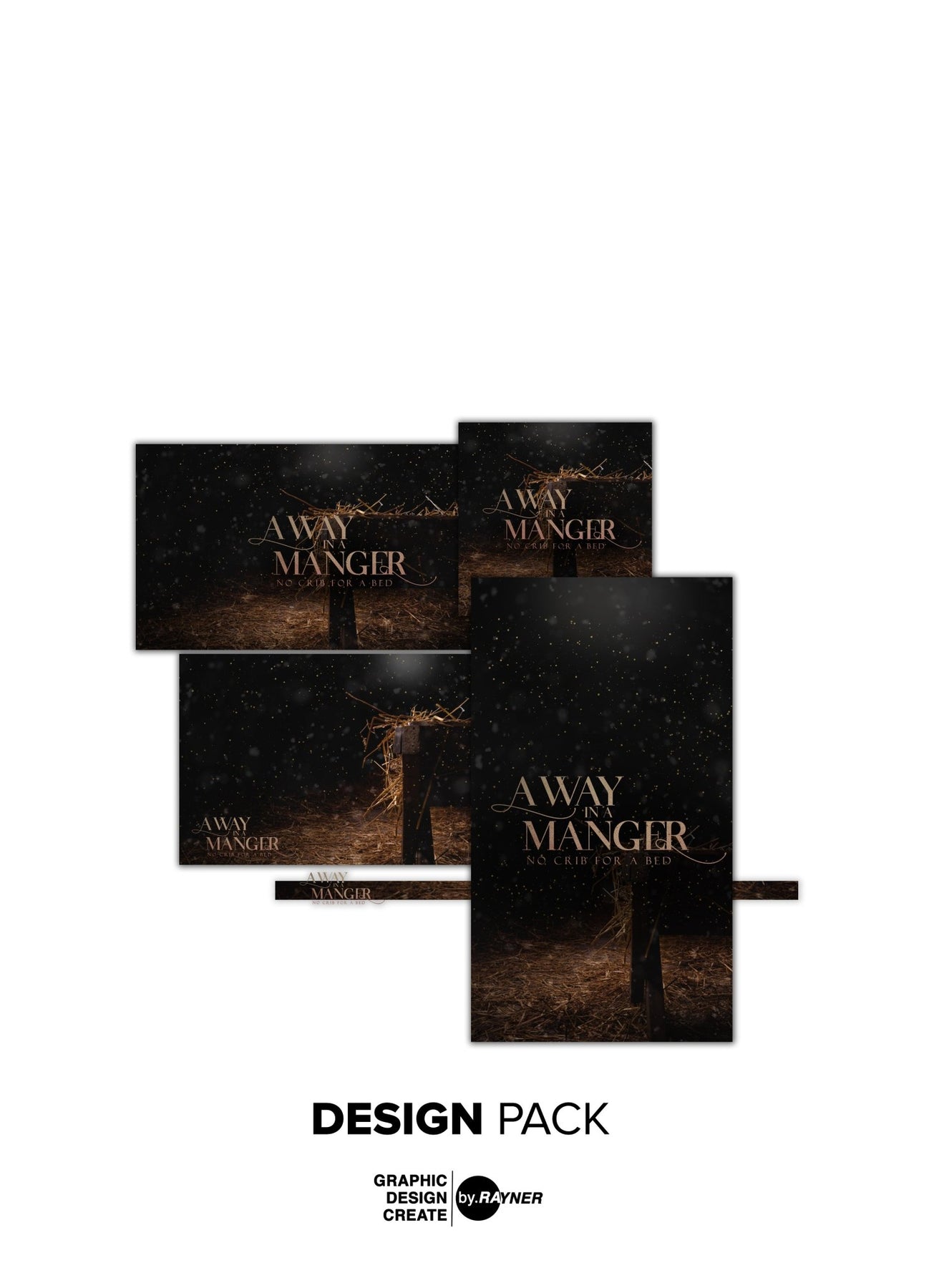 Away in a Manger – Sermon Series Graphic Package – Local Church Media